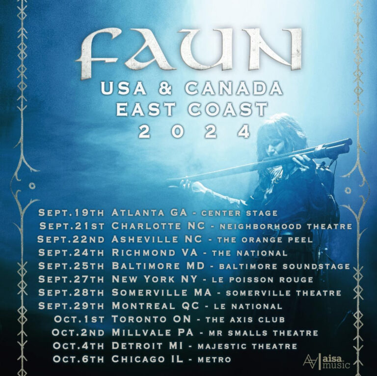 Faun's First Ever North American Tour Begins This Thursday; New Song ...
